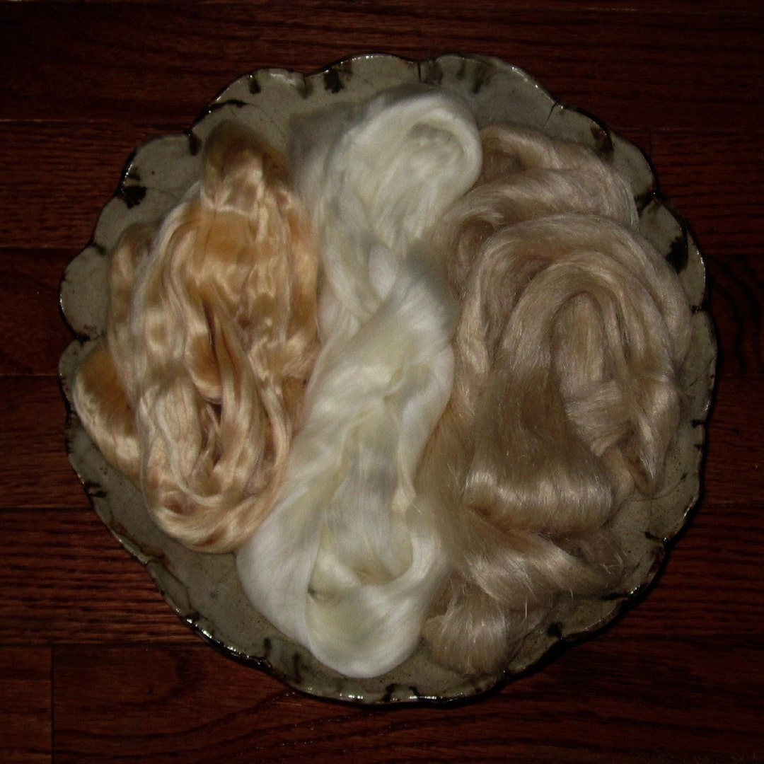 Alternative Fiber Sampler Pack Tussah, Banana Silk and Tencel SUPER ...