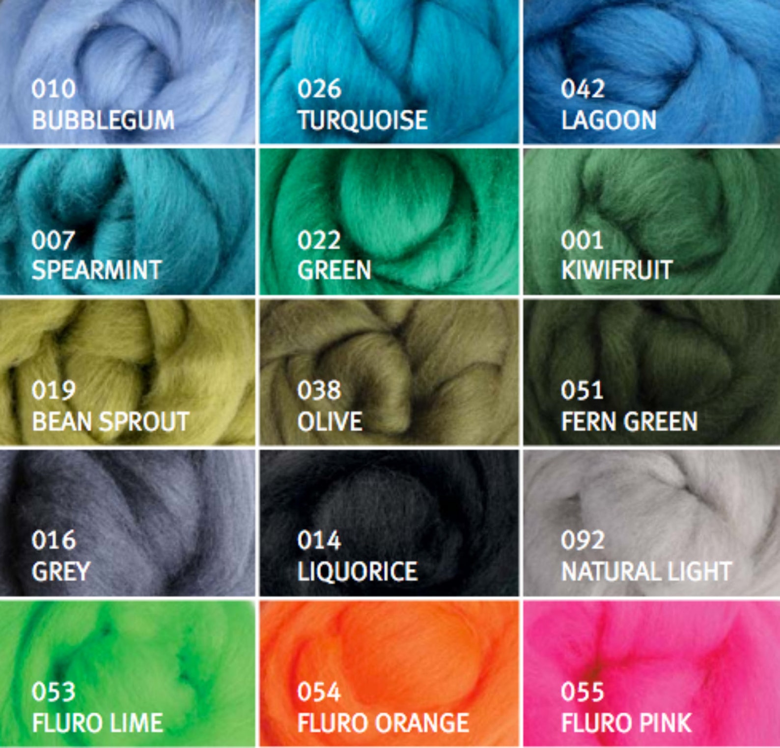 Ashford Corriedale Wool Roving Soft Gorgeous Colors Cruelty | Etsy