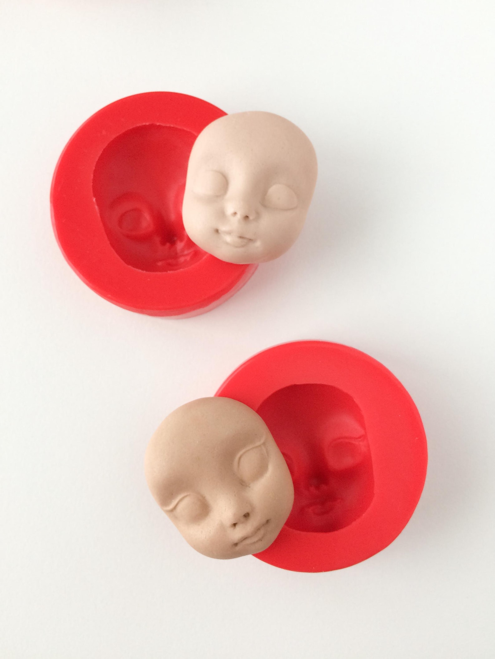 Silicone Face Mold, Cake Pops, Fondant, Polymer Clay - Etsy