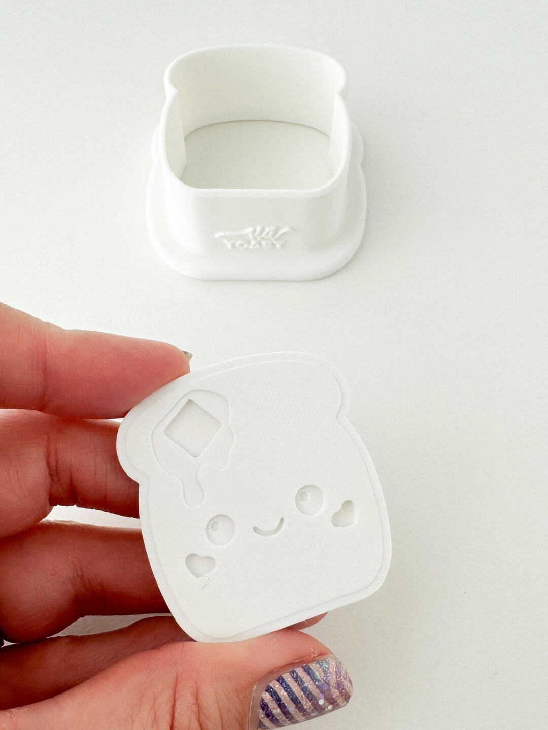 Kawaii Toast Cookie Cutter | Cake Pop Tool With Impression - Etsy