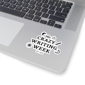 Crazy Writing Week Kiss-cut Sticker - Etsy
