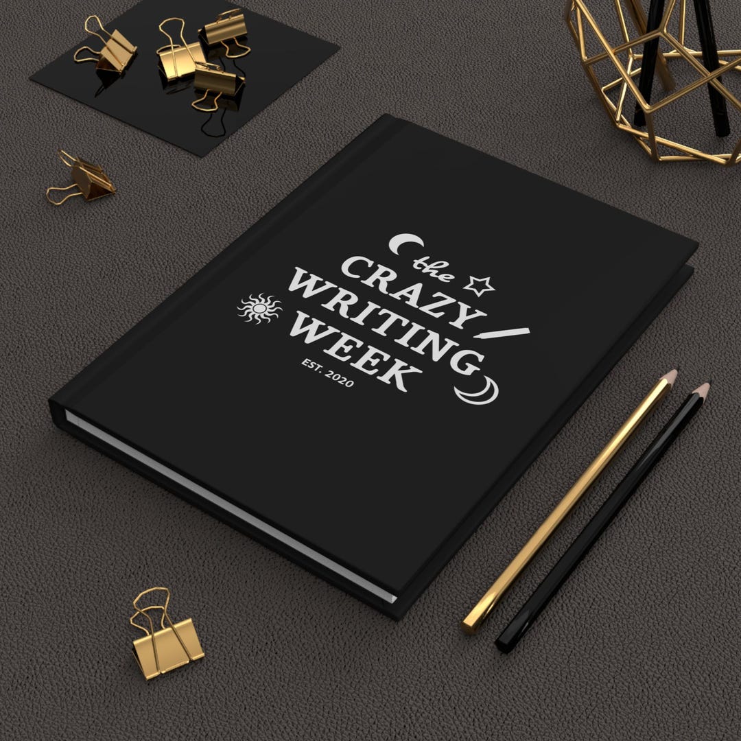Crazy Writing Week Hardcover Journal Matte - Etsy