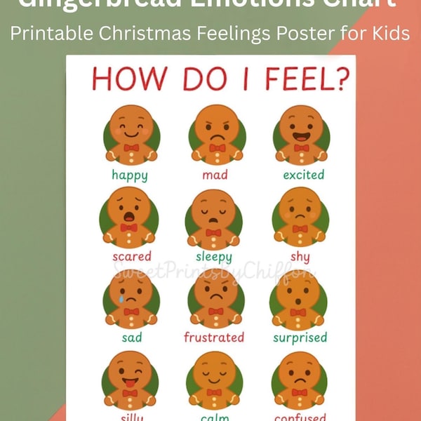 Emotions Chart - Etsy