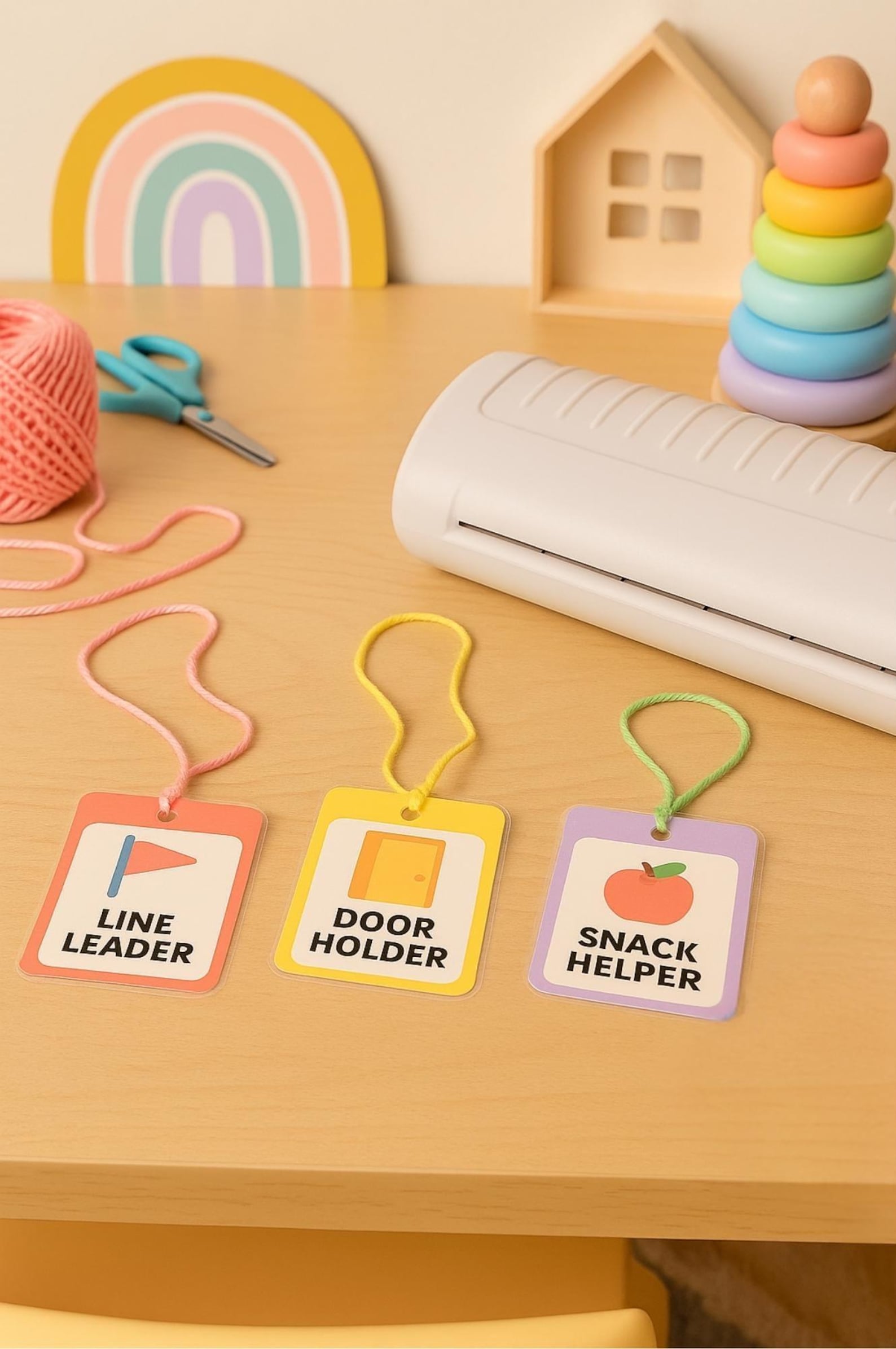 Classroom Helper Necklaces – Printable Job Tags for Preschool ...