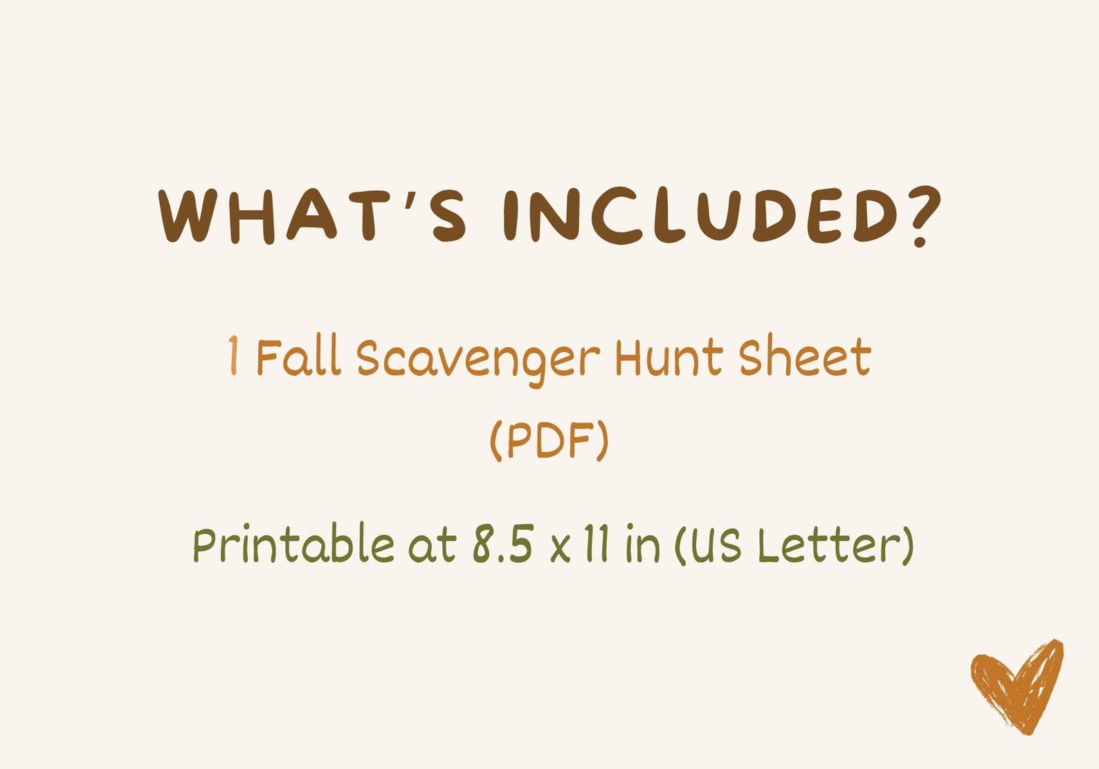 Fall Scavenger Hunt for Kids: Printable Autumn Nature Game (PDF ...
