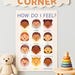 Toddler & Preschool Emotion Faces Chart – Printable Feelings Poster for ...
