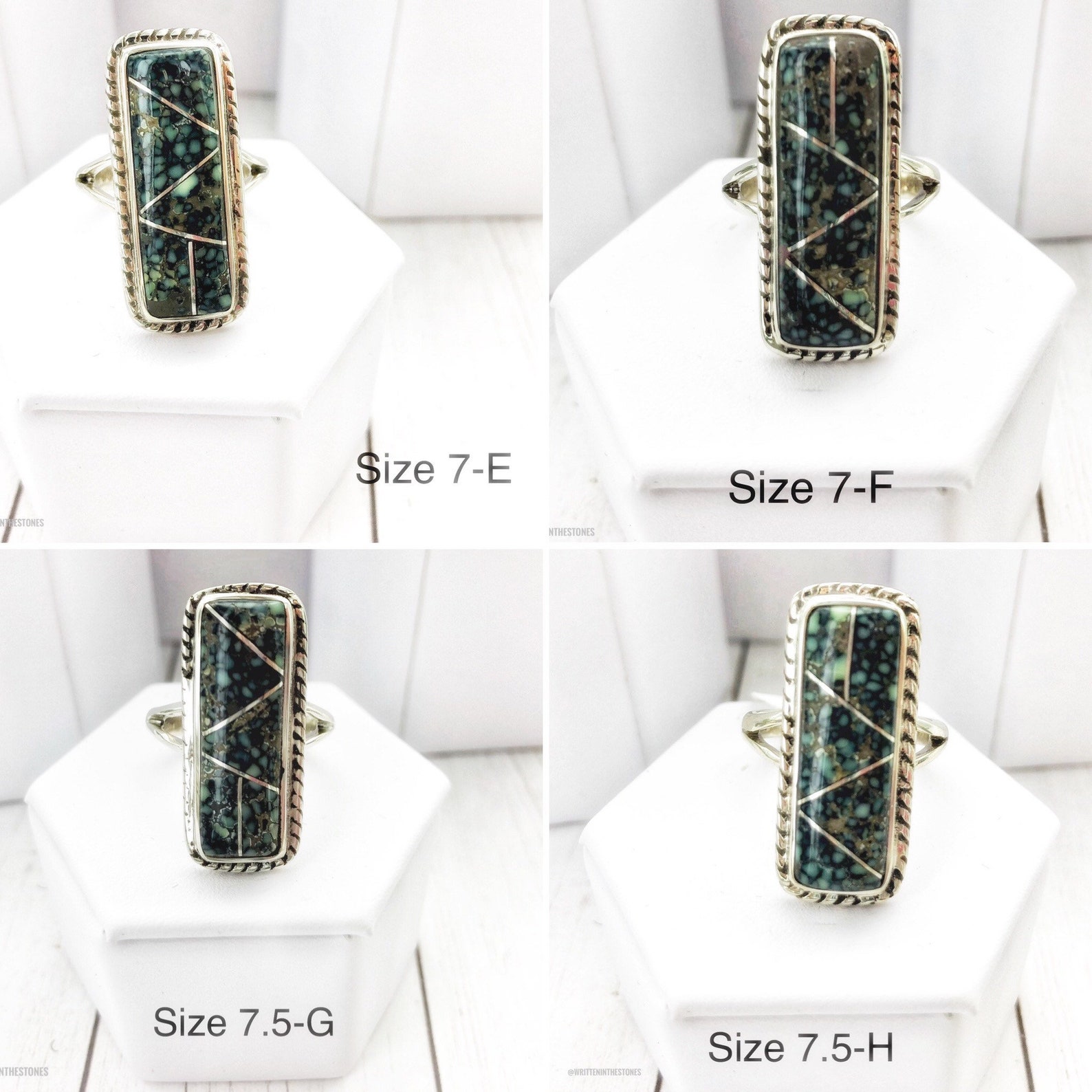 Think Outside the Box Poseidon Variscite Ring | Statement Ring | Gift ...