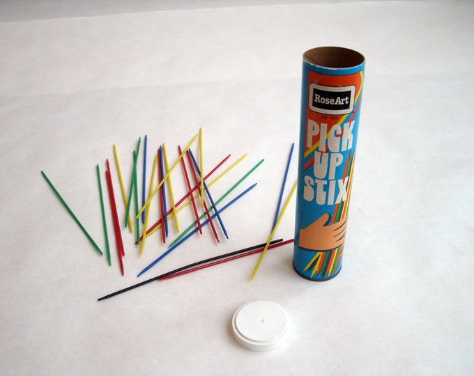 SALE 10% OFF VINTAGE Pick up Stix Toy by Roseart - Etsy