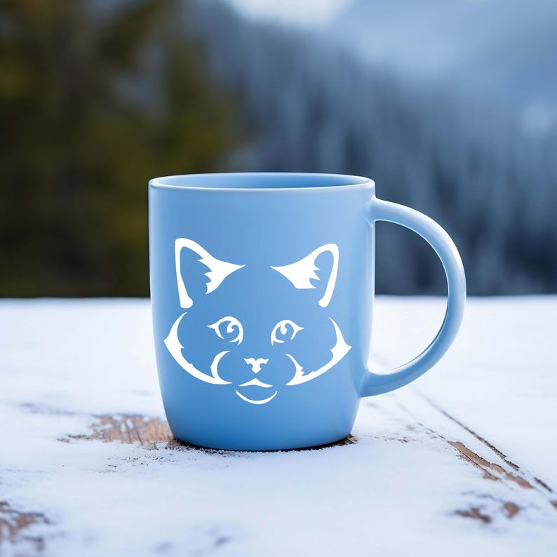 Ragdoll Cat Monochrome SVG File Ragdoll Picture Digital File Download ...