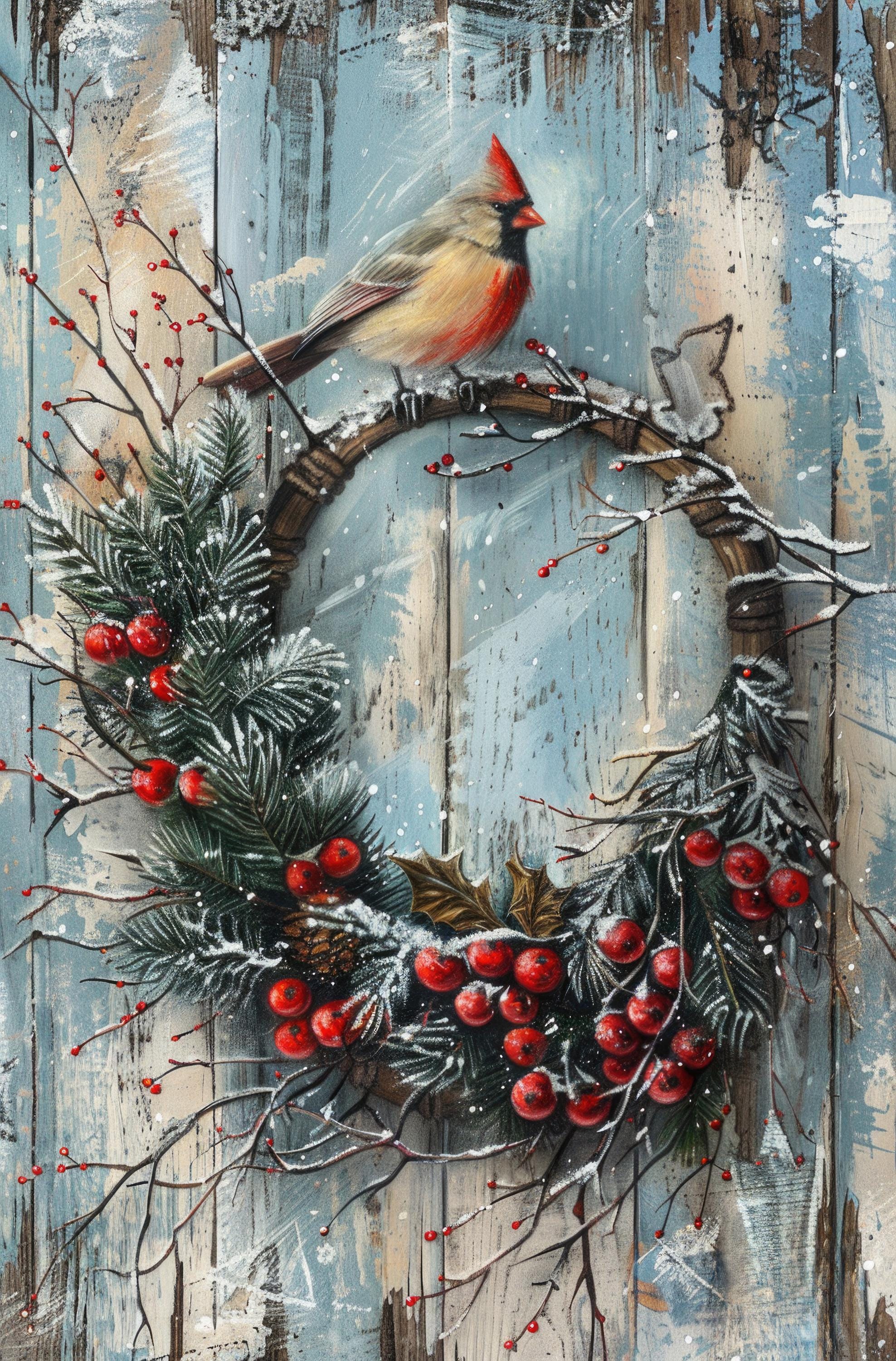 Rice Paper for Decoupage With a Christmas Theme in A4 and A3 Sizes ...