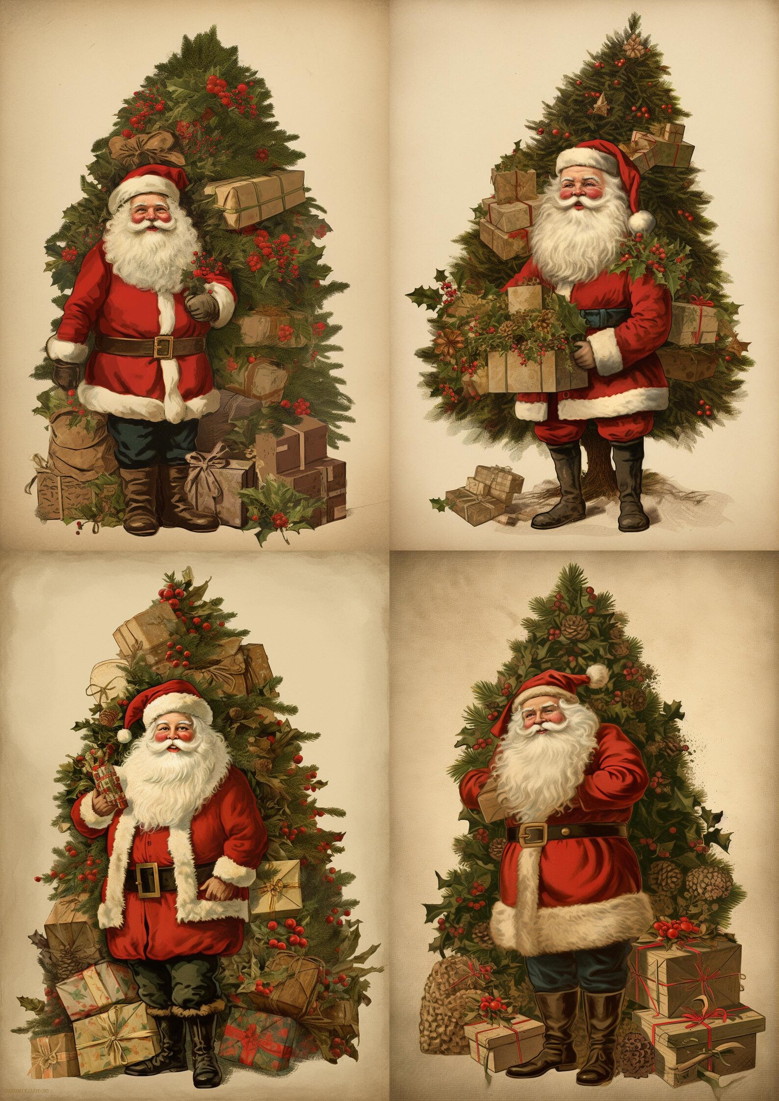 Rice Paper for Decoupage With a Christmas Theme in A4 and A3 Sizes ...