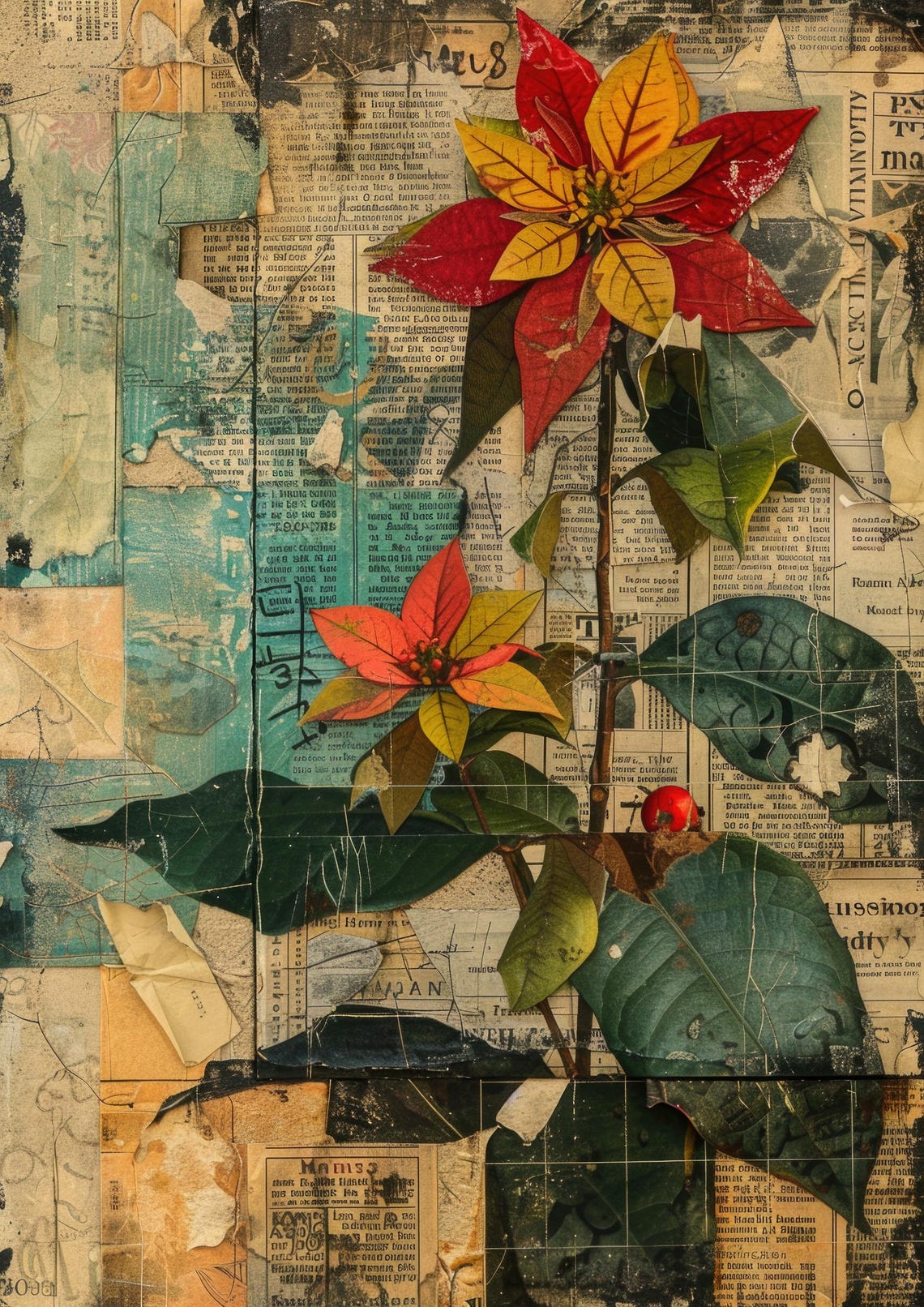 Rice Paper for Decoupage With a Christmas Theme in A4 and A3 Sizes ...