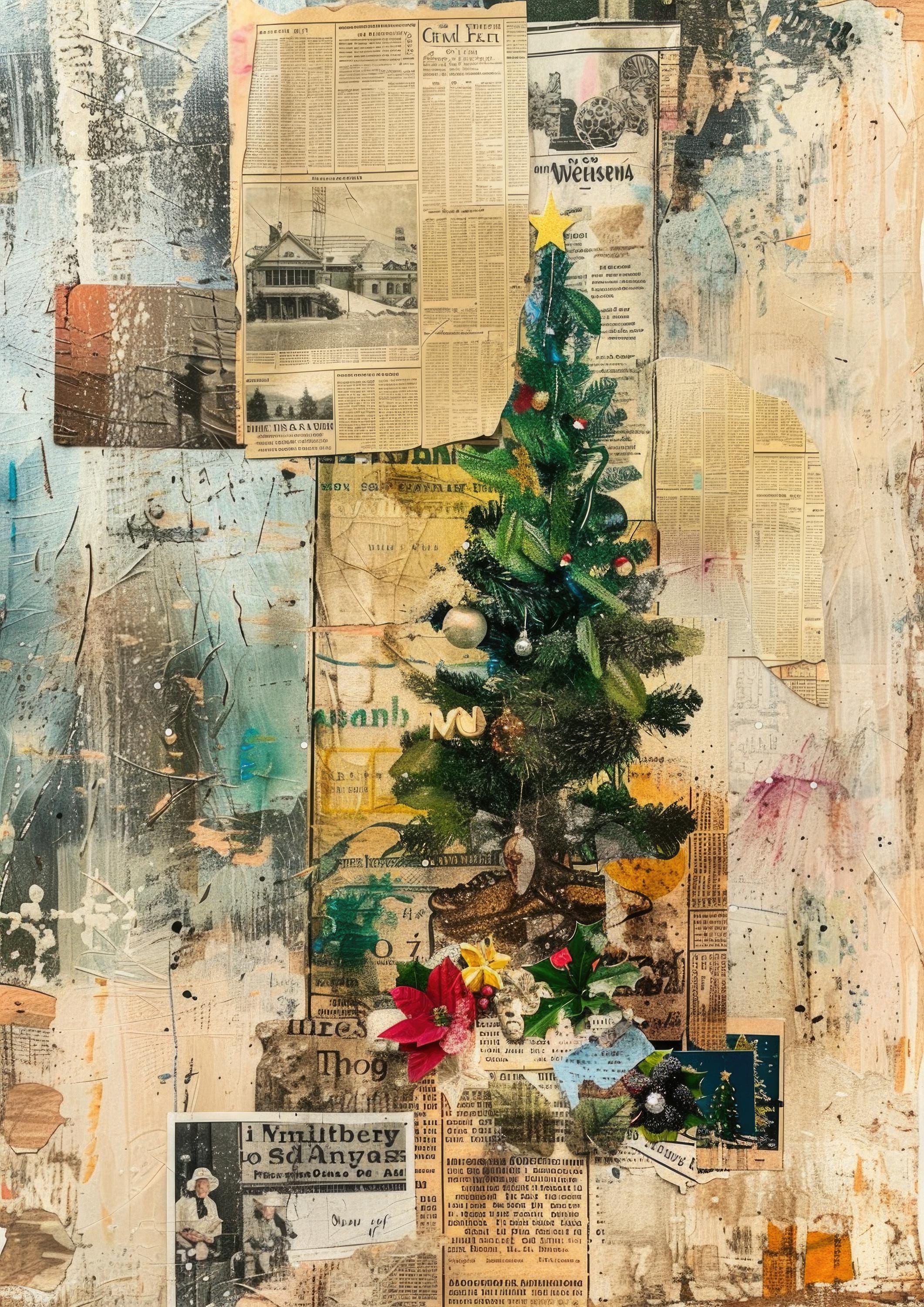 Rice Paper for Decoupage With a Christmas Theme in A4 and A3 Sizes ...