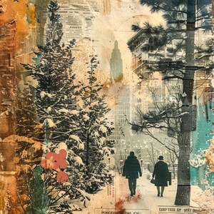 Rice Paper for Decoupage With a Christmas Theme in A4 and A3 Sizes ...