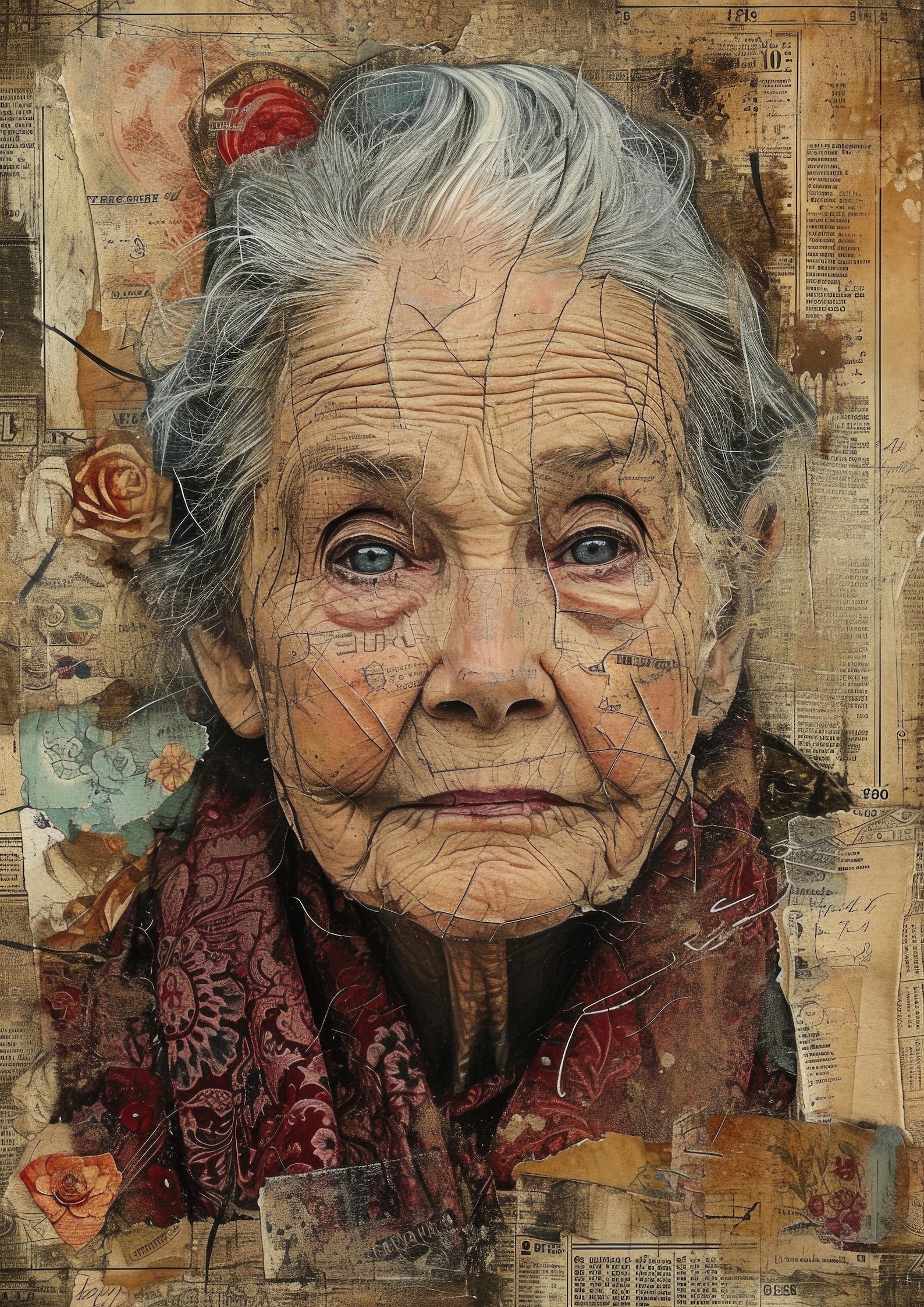 Unique Rice Paper Design for Decoupage With a Women's Theme in ...