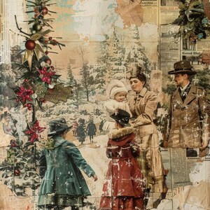 Rice Paper for Decoupage With a Christmas Theme in A4 and A3 Sizes ...