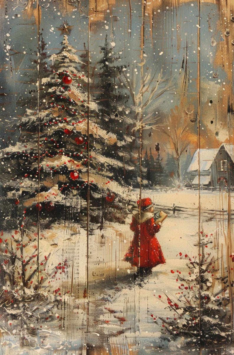 Rice Paper for Decoupage With a Christmas Theme in A4 and A3 Sizes ...