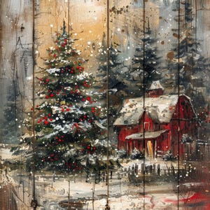 Rice Paper for Decoupage With a Christmas Theme in A4 and A3 Sizes ...