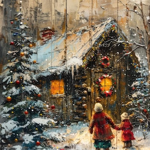 Rice Paper for Decoupage With a Christmas Theme in A4 and A3 Sizes ...