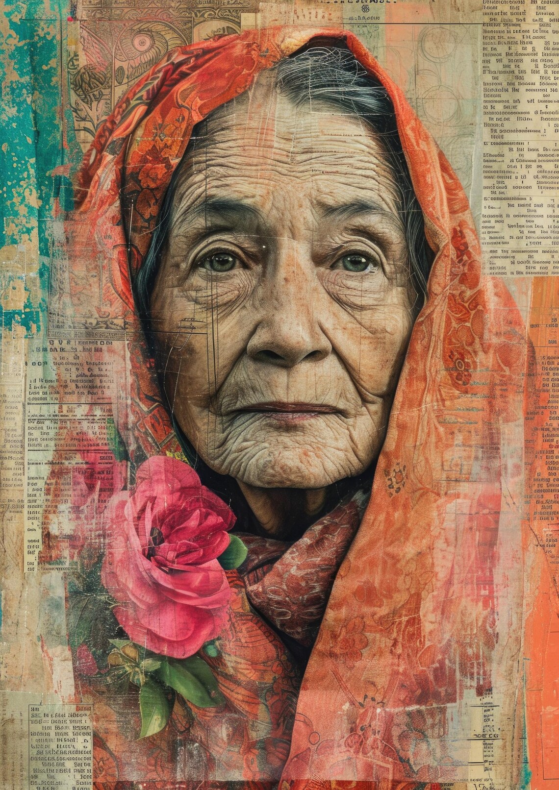 Unique Rice Paper Design for Decoupage With a Women's Theme in ...