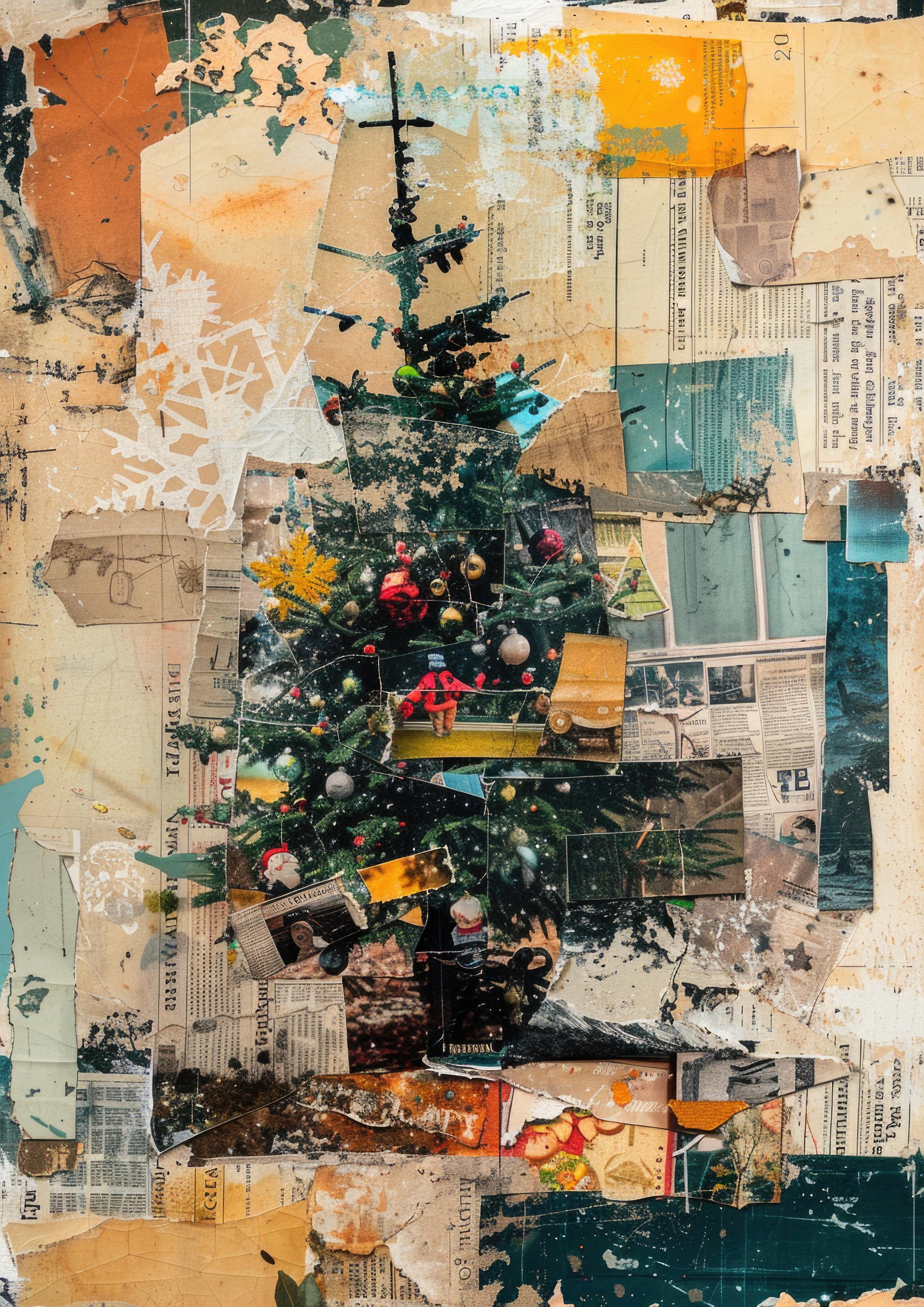 Rice Paper for Decoupage With a Christmas Theme in A4 and A3 Sizes ...