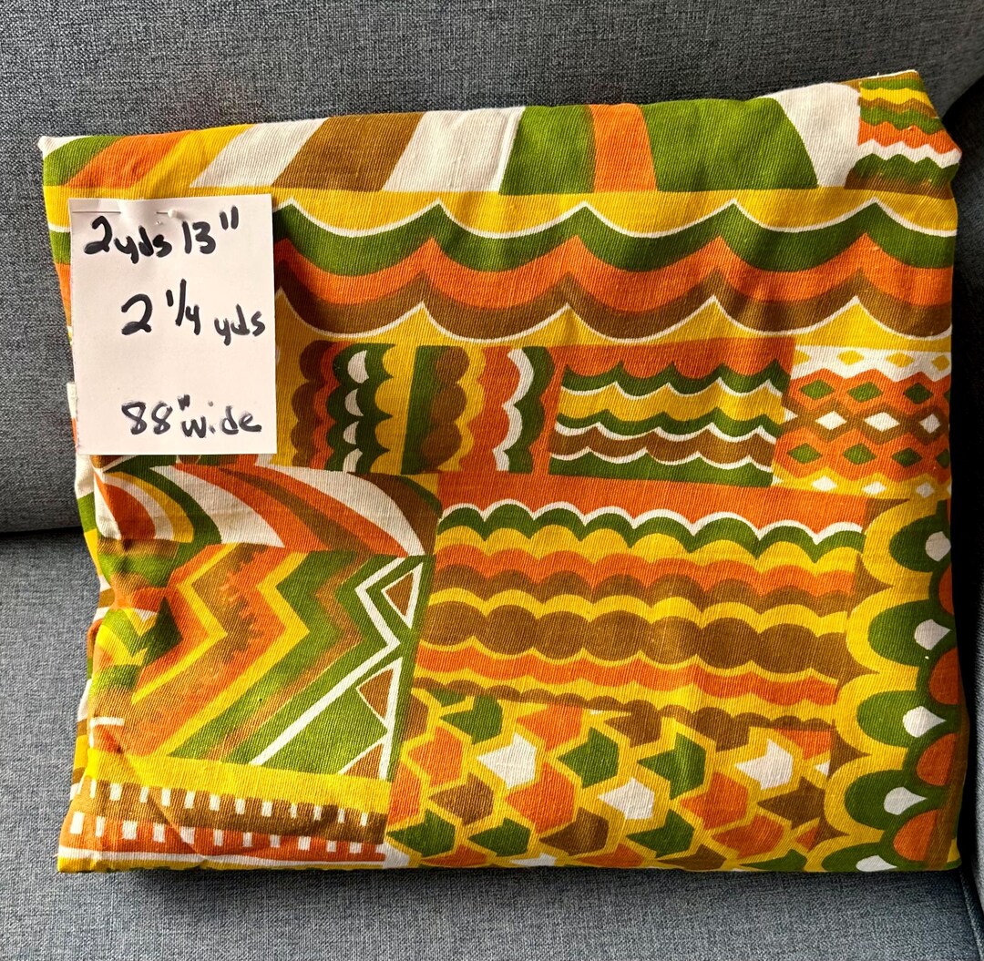 Vintage, Extra Wide, 100 % Cotton Fabric - Etsy