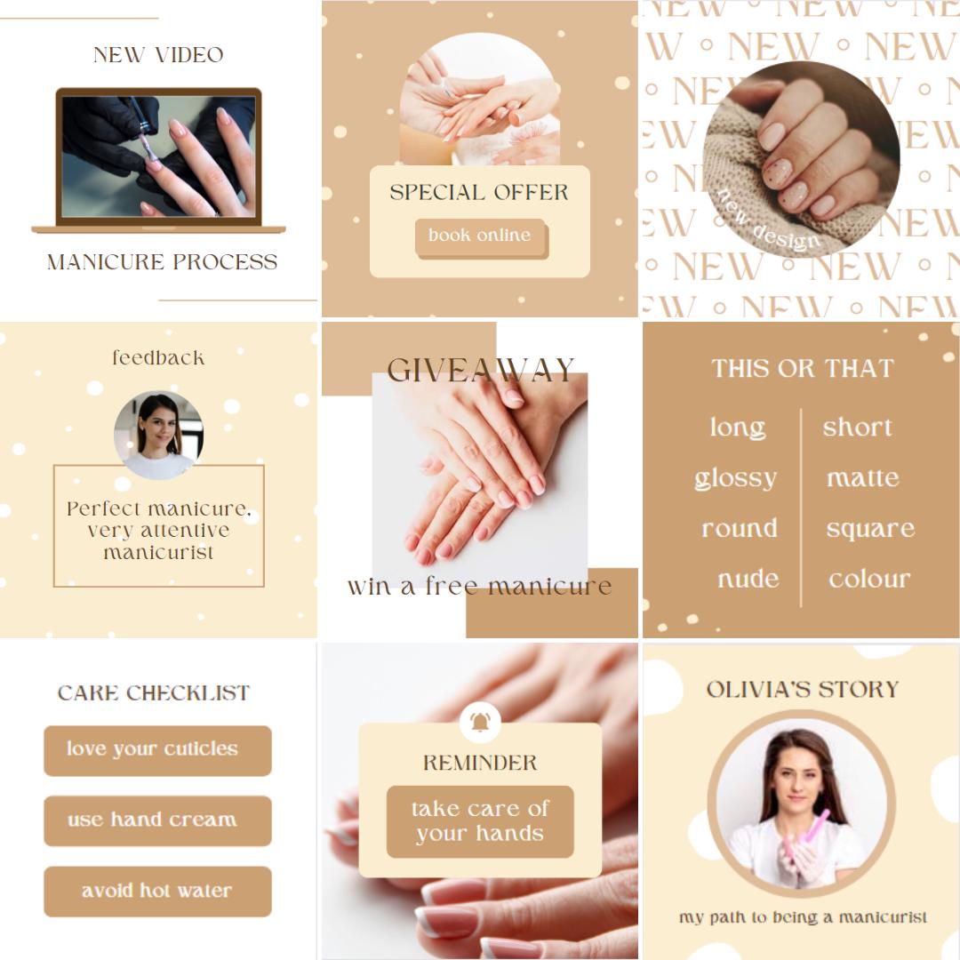 Nail Tech Instagram Posts | Nail Artist Instagram Post | Nail ...
