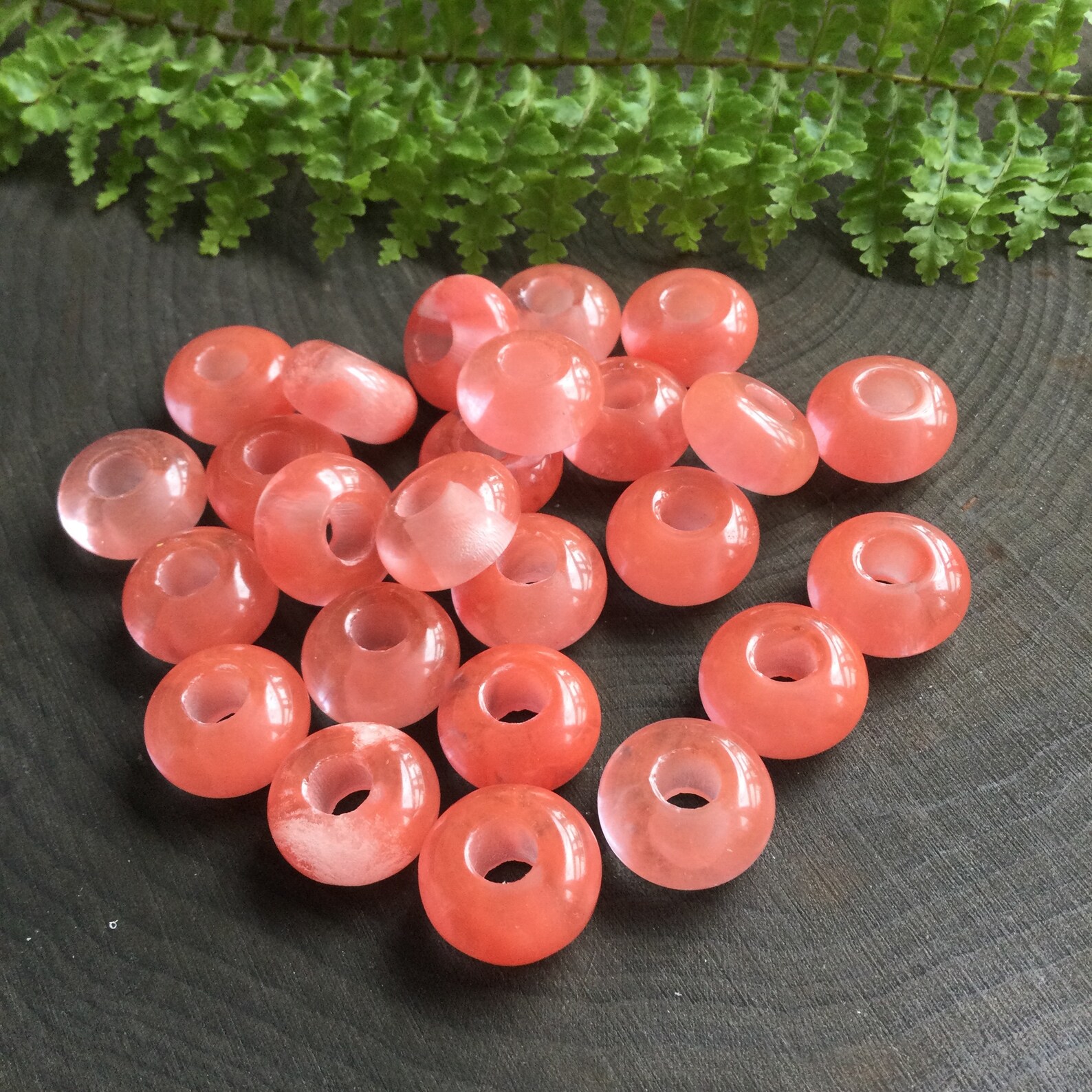 Gemstone Hair Beads Loc Beads Dreadbeads Set 4 Pcs You | Etsy