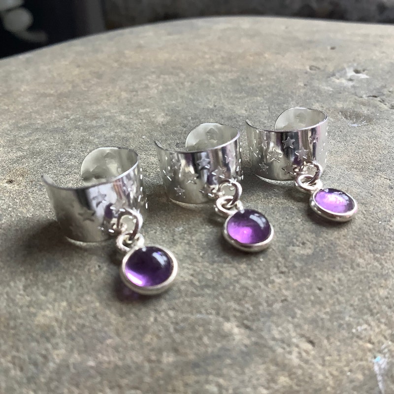 Gemstone Ear Cuff - Etsy