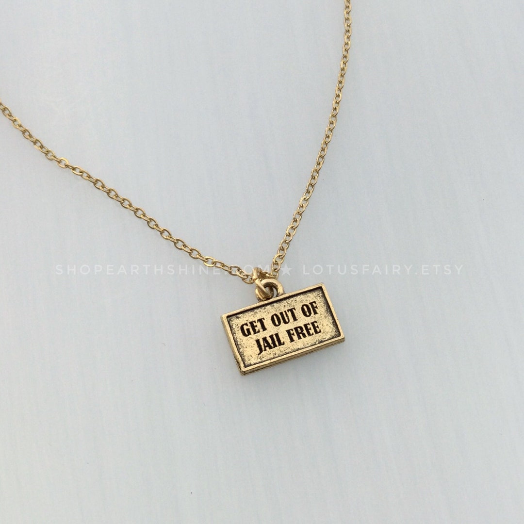 Get Out of Jail Free Necklace, Girls Night Out, Ladies Night Funny ...