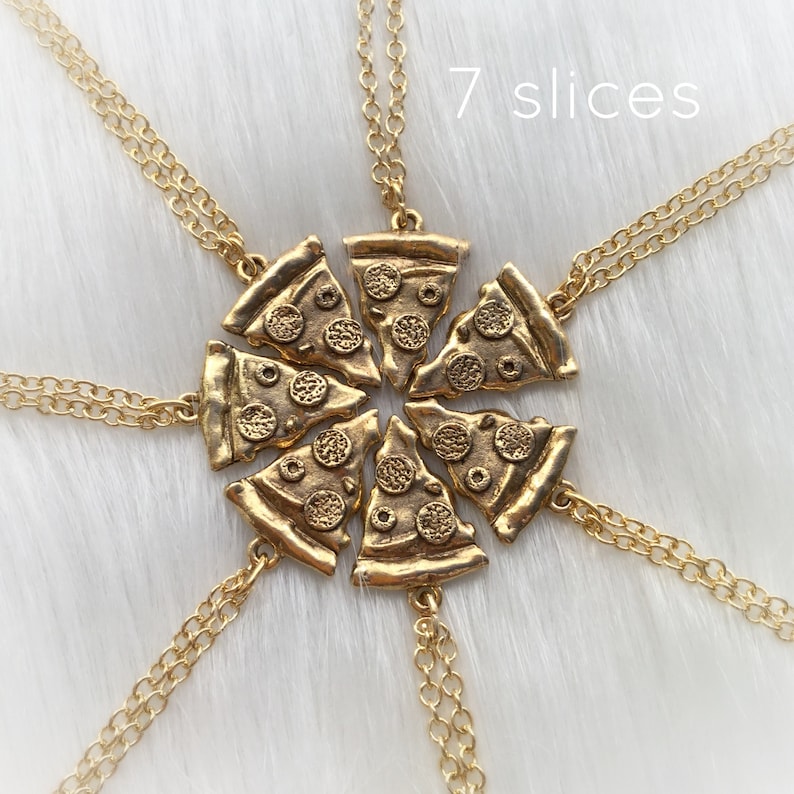 Gold Pizza Slice Necklace - Etsy Canada