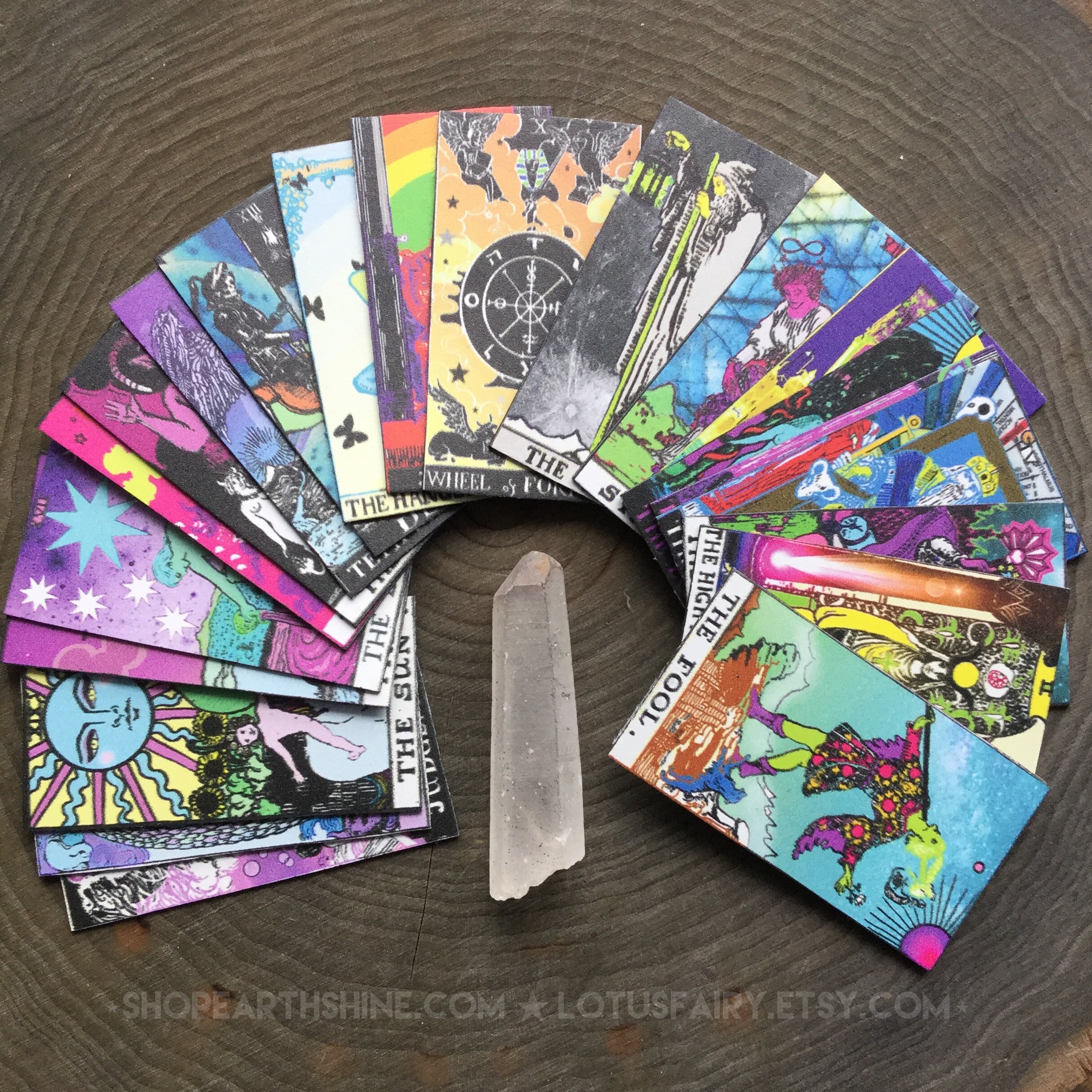 LAST ONE Mini Tarot cards, Magnetic Major Arcana deck, Limited Edition ...