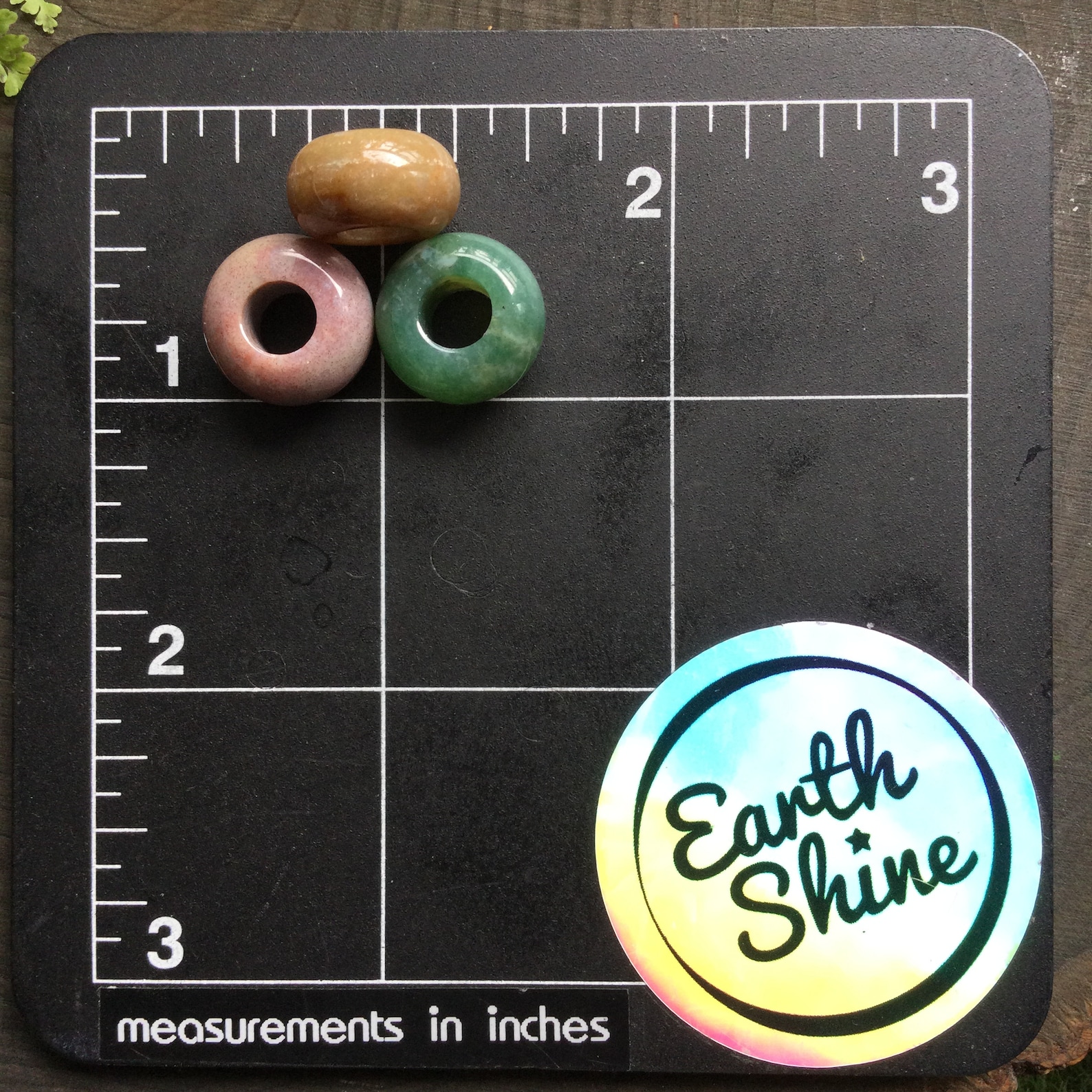 Gemstone Hair Beads Loc Beads Dreadbeads Set 4 Pcs You - Etsy