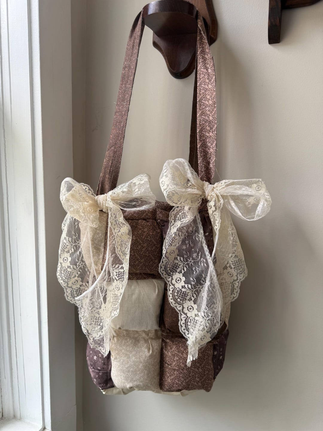 Puffed Patchwork Bag - Etsy