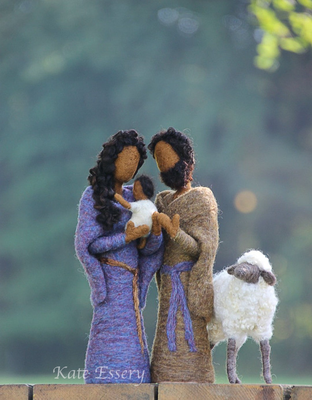 Nativity Scene/needle Felted Nativity Set - Etsy