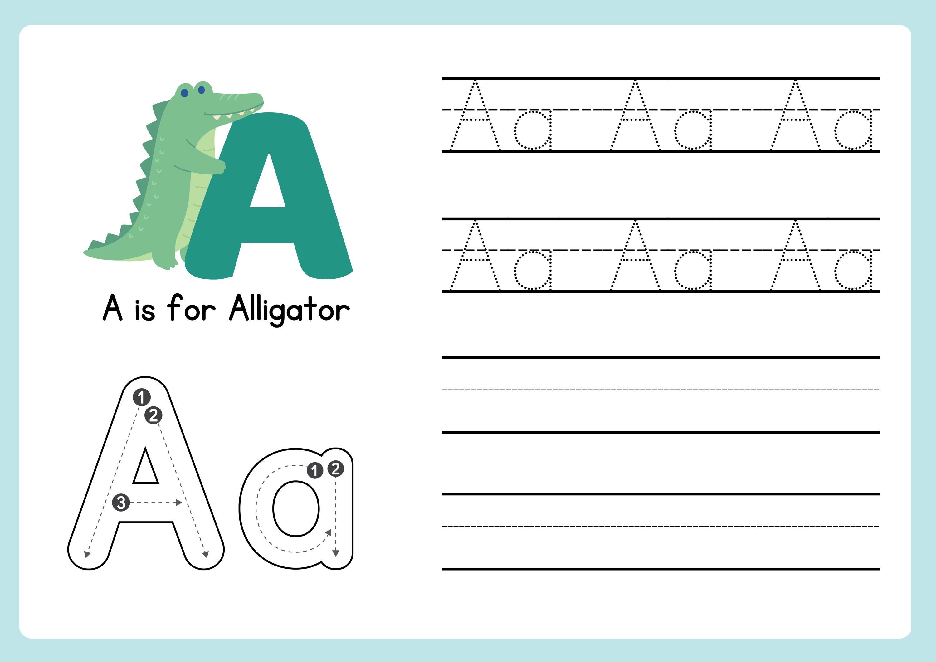 Alphabet Tracing for Kids| Fun & Exciting Printable Worksheet ...