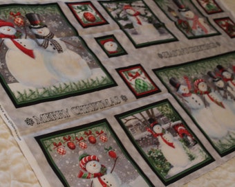 Snowman Panel - Etsy