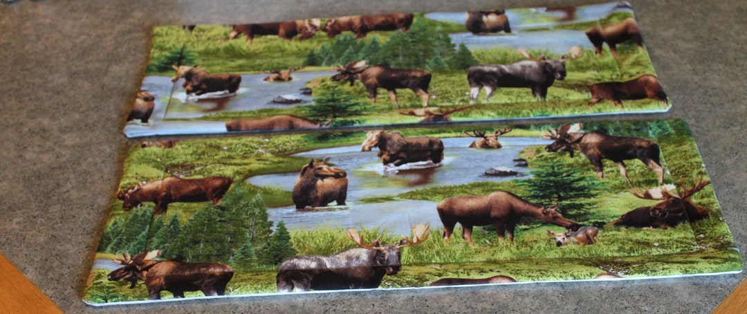 2 Moose Handmade Each 8 X 20 Mini Table Runner Topper - Etsy