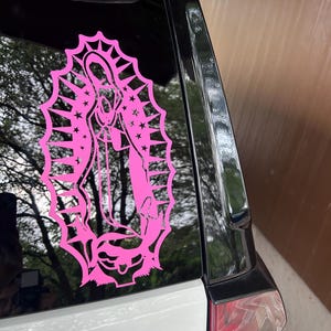 Virgin Mary Car Decal | Faith-inspired Vinyl Sticker - Etsy