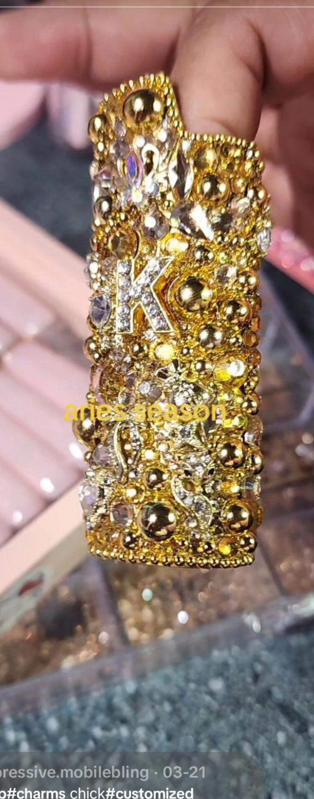 Customized Kawaii Bling Lighter - Etsy