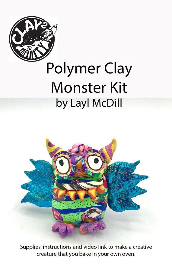 Monster Sculpture Kit Polymer Clay - Etsy