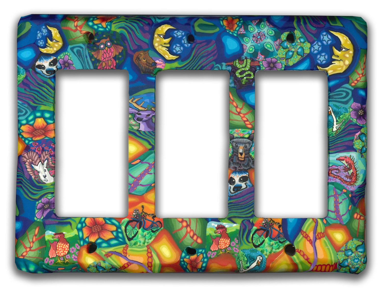 Switch Plate Cover- Forest Fun - Etsy