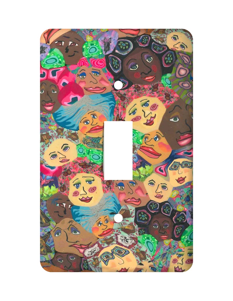 Switch Plate Cover Faces Made to Order | Etsy