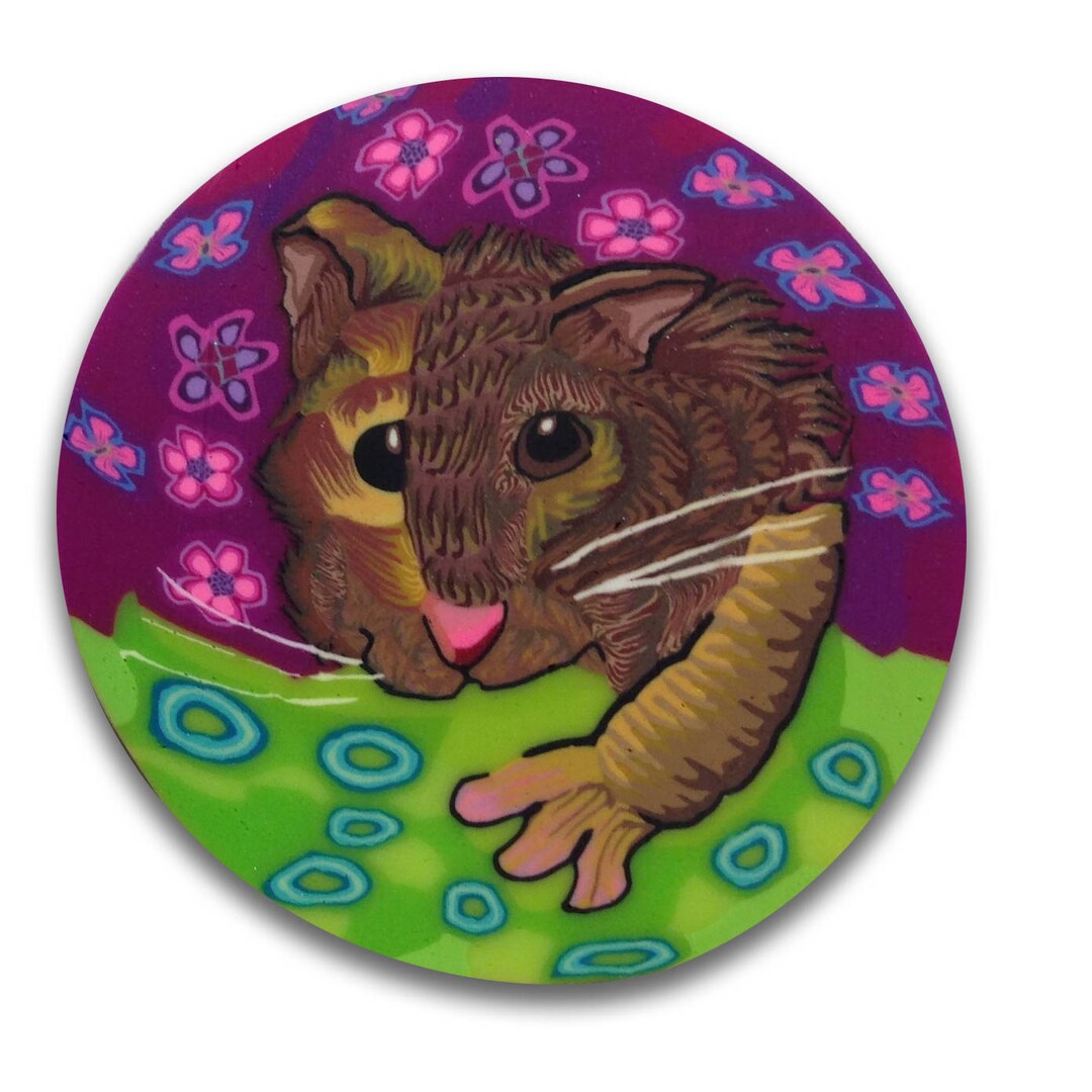 Hamster Polymer Clay Cane Silly Milly - Etsy