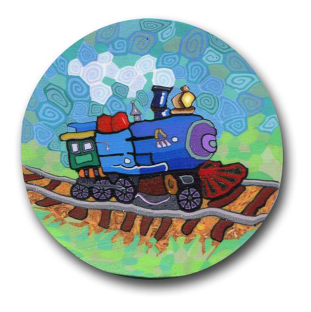 Train- Silly Milly Polymer Clay Cane - Etsy