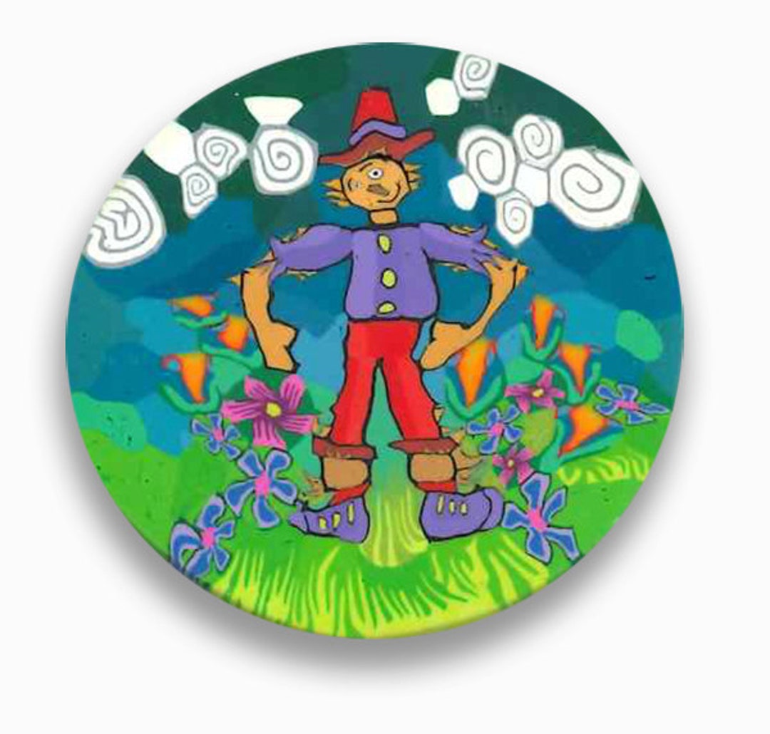 Goofy Scarecrow - Polymer Clay Silly Milly Cane - Etsy