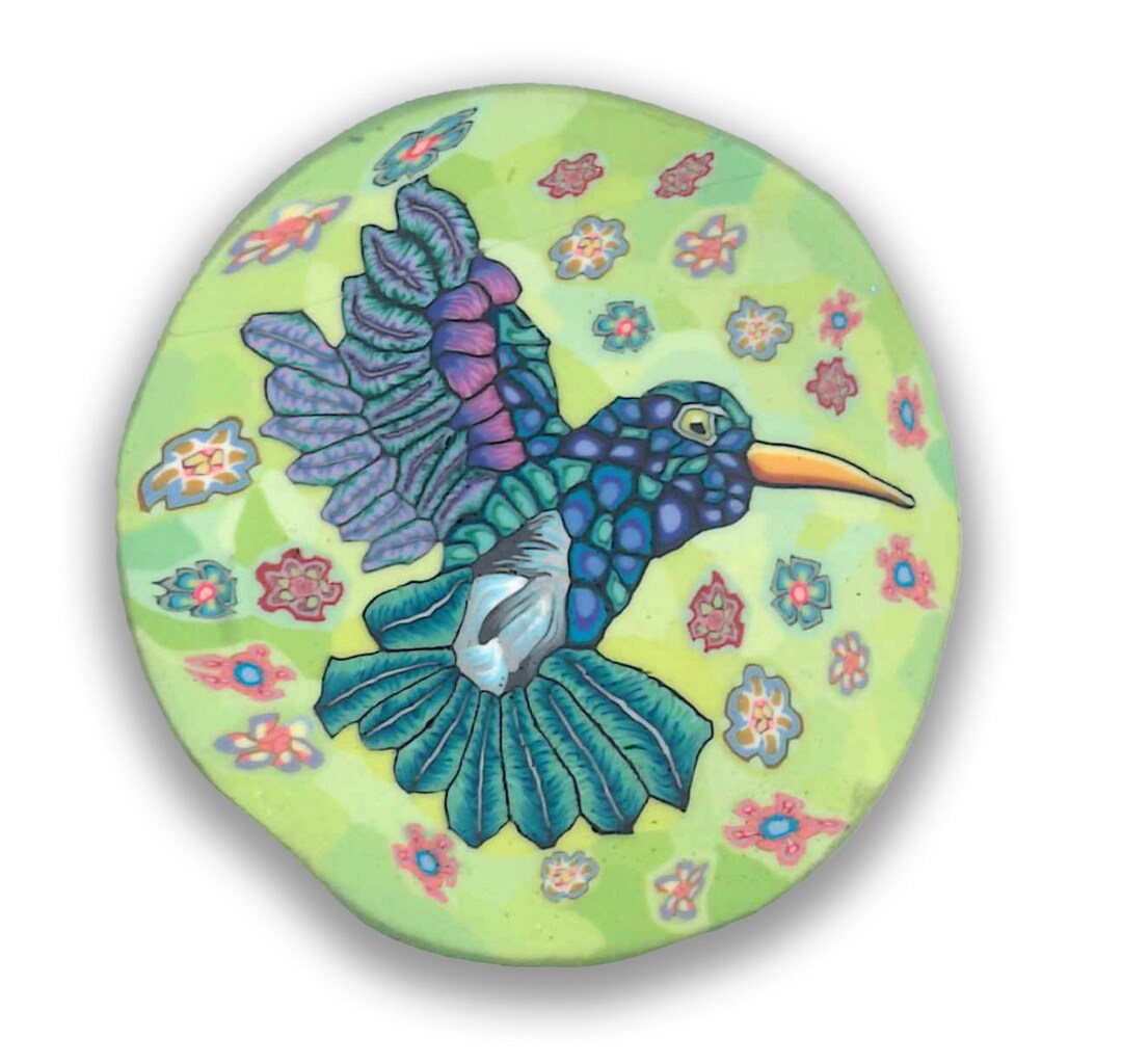 Polymer Clay Cane Ethereal Hummingbird - Silly Milly - Etsy