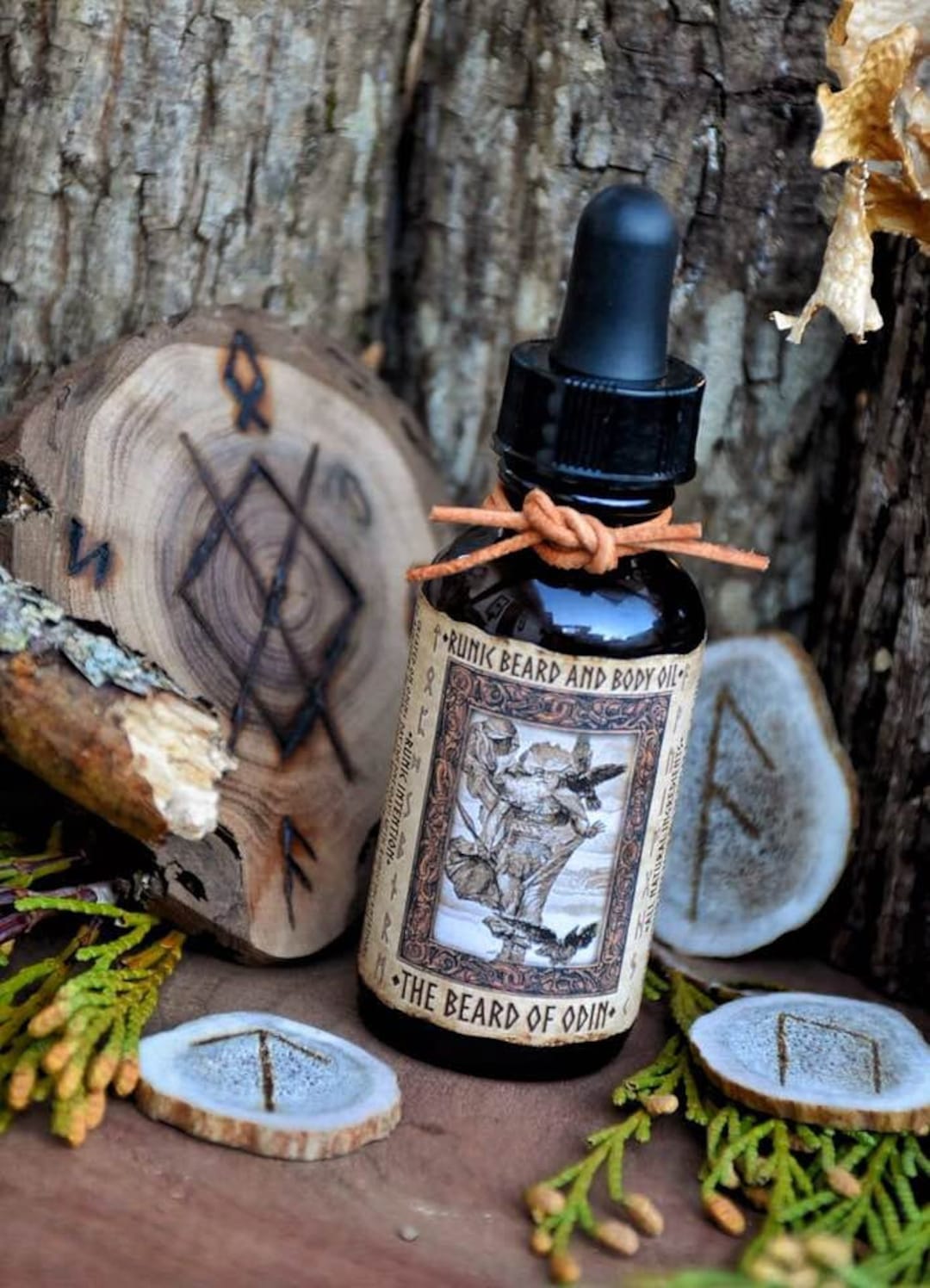 Odin Beard Oil the Beard of Odin Runic Beard Oil Nourishing Beard and ...
