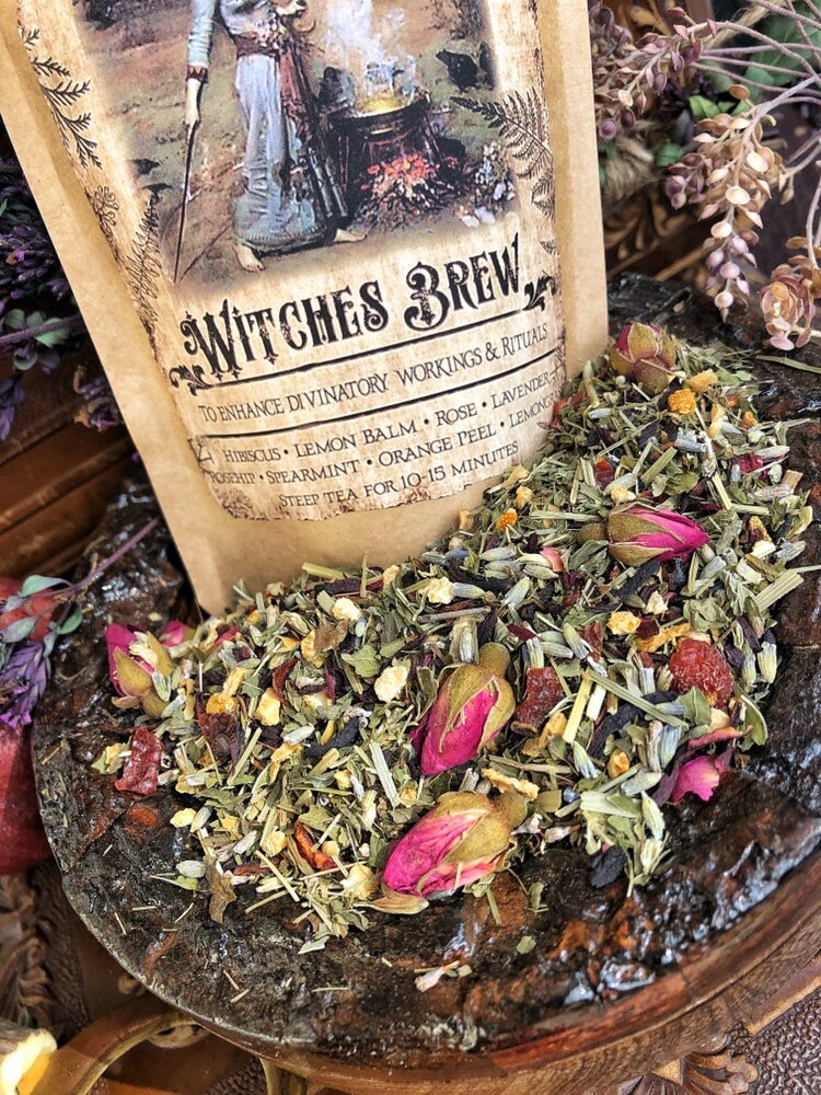 Witches Brew...organic Herbal Loose Leaf Tea, Caffeine Free ~ Ritual ...