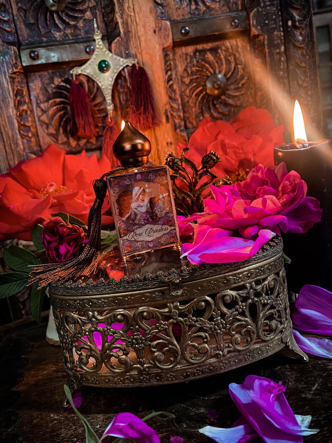 Rose Priestess Ritual Perfume Oil • Rose Lineage Perfume • A Sacred ...